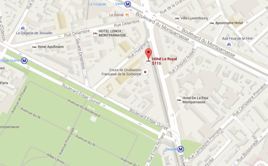 A Stay at Hotel Le Royal in the Montparnasse Neighborhood of Paris ...