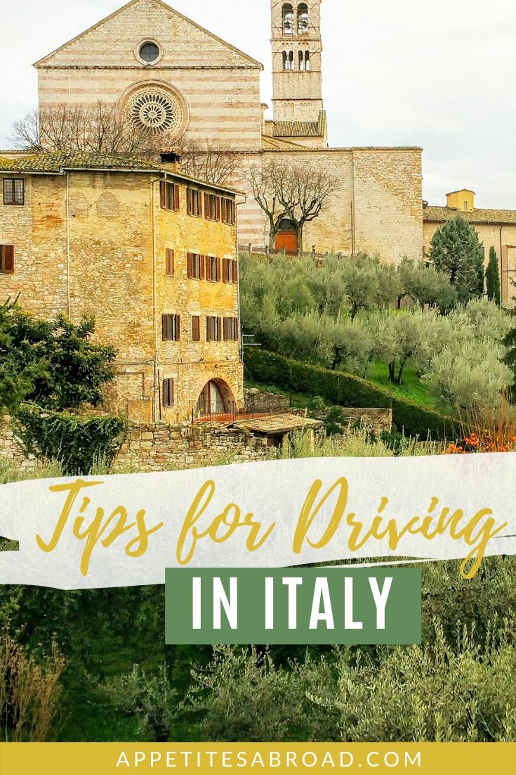 Tips for Driving in Italy - Appetites Abroad