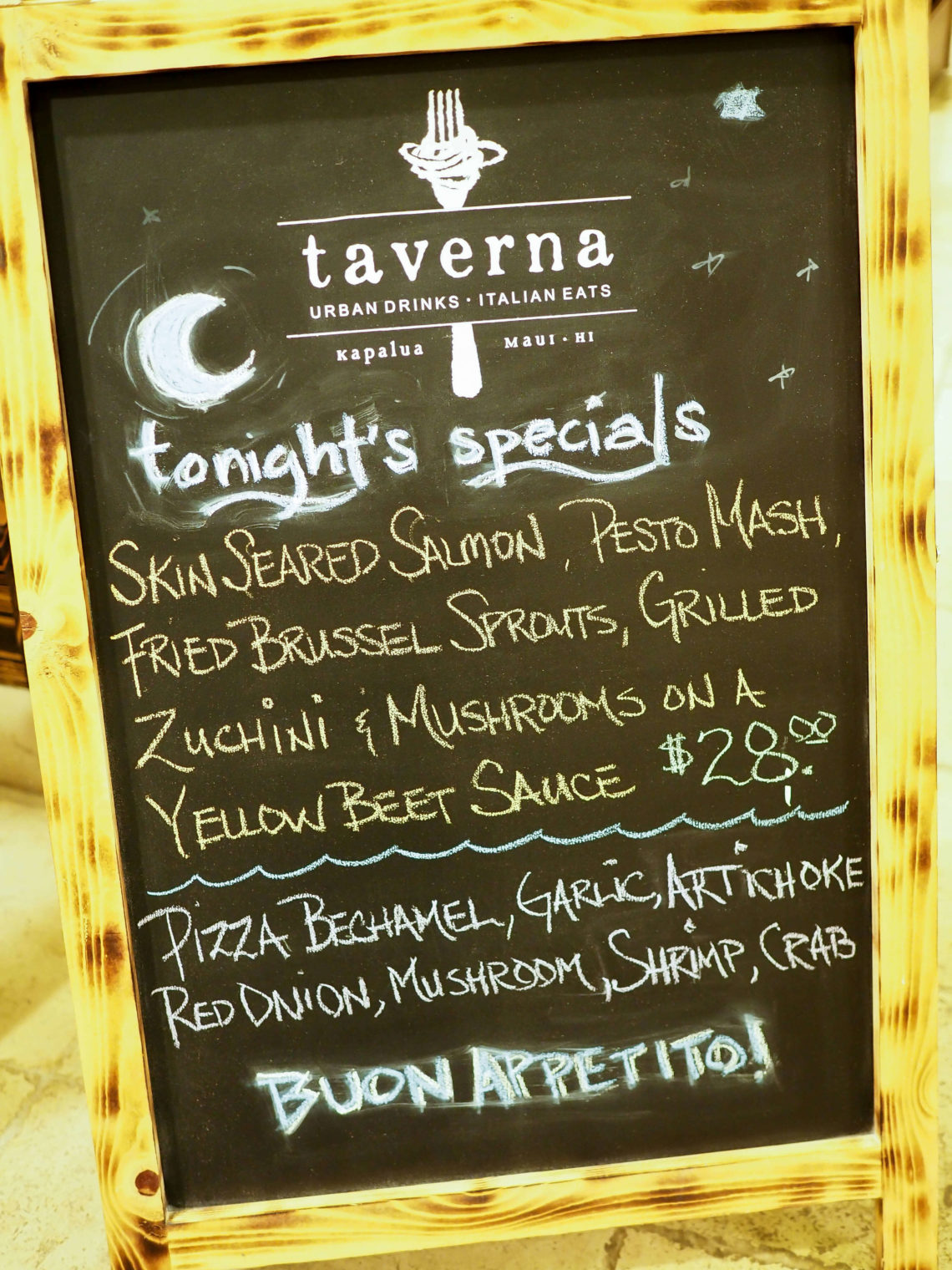 Taverna - Italian Comfort Food on Maui - Appetites Abroad