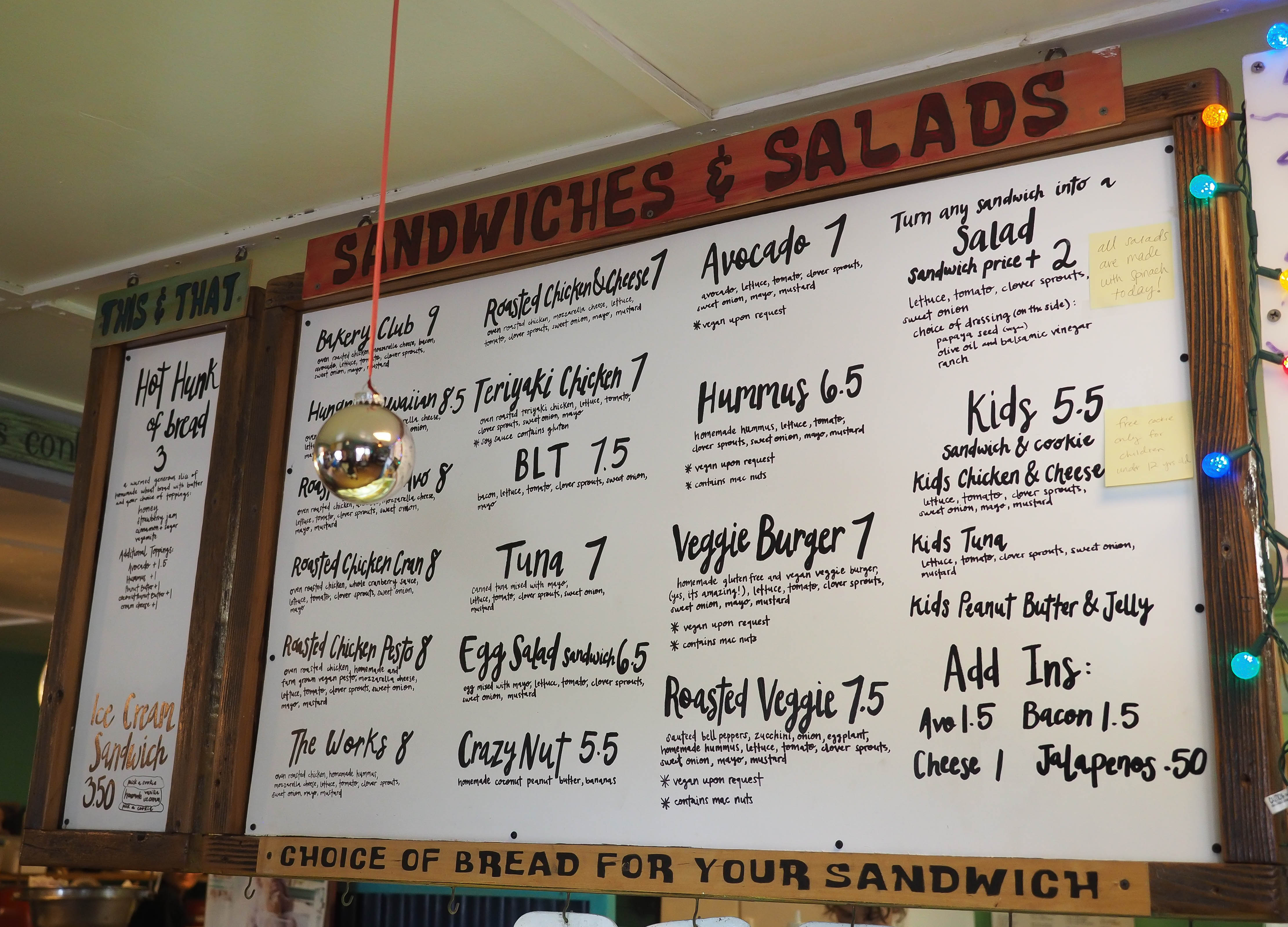 Waialua Bakery Menu Oahu - Appetites Abroad