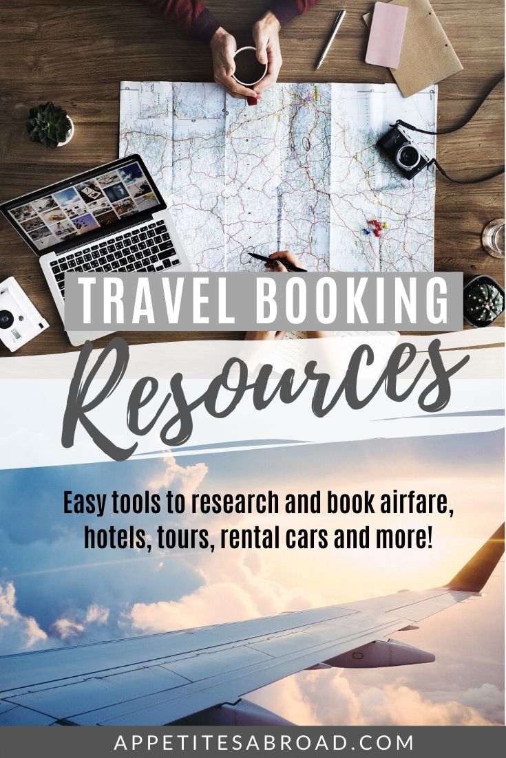 Travel Booking Resources - Appetites Abroad